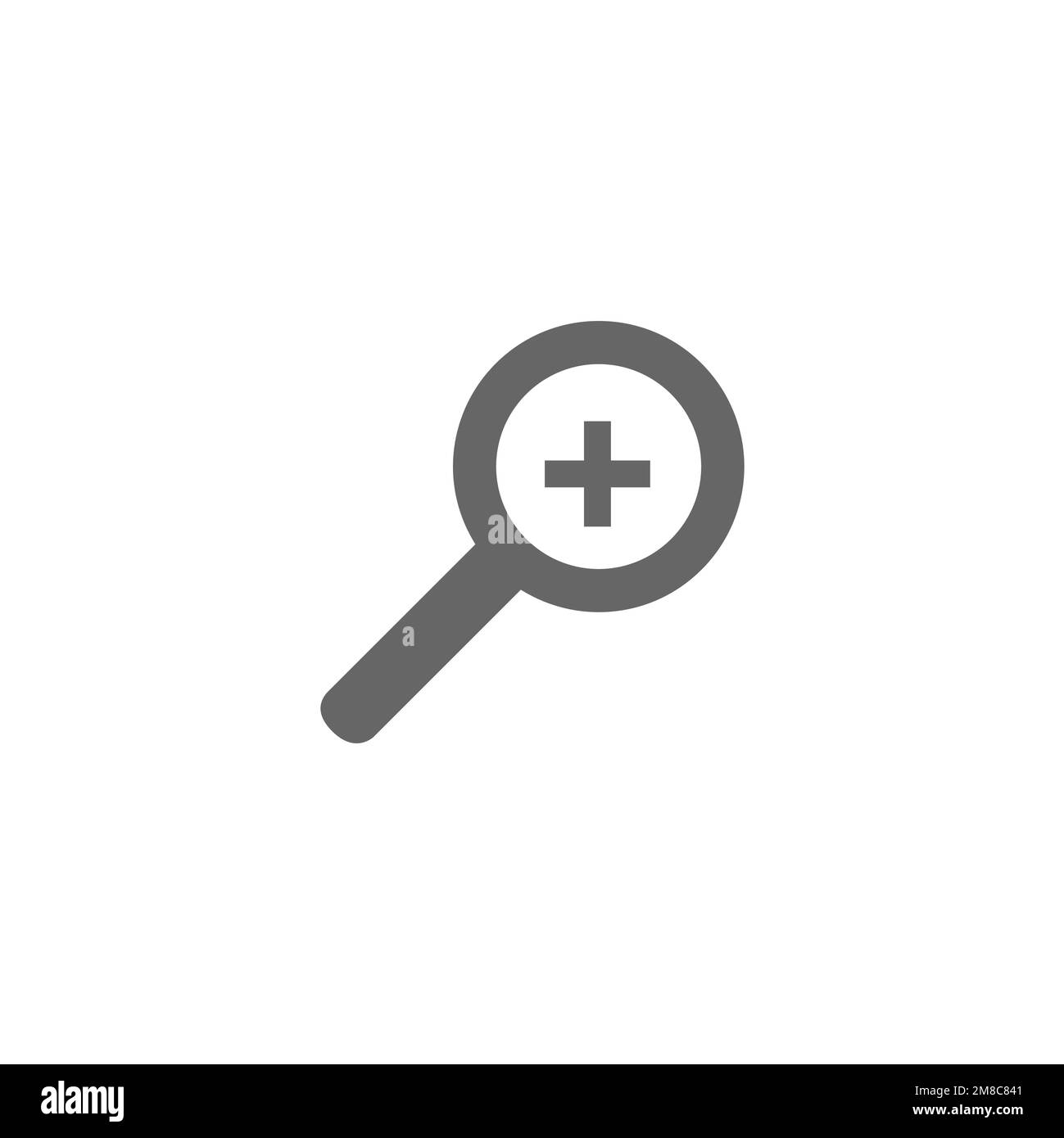 Zoom in icons, common graphic resources, vector illustrations Stock ...