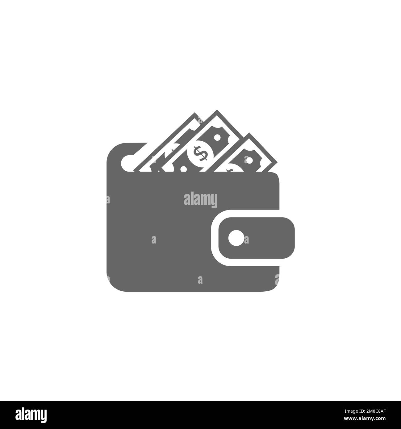 Wallet icons, common graphic resources, vector illustrations Stock ...