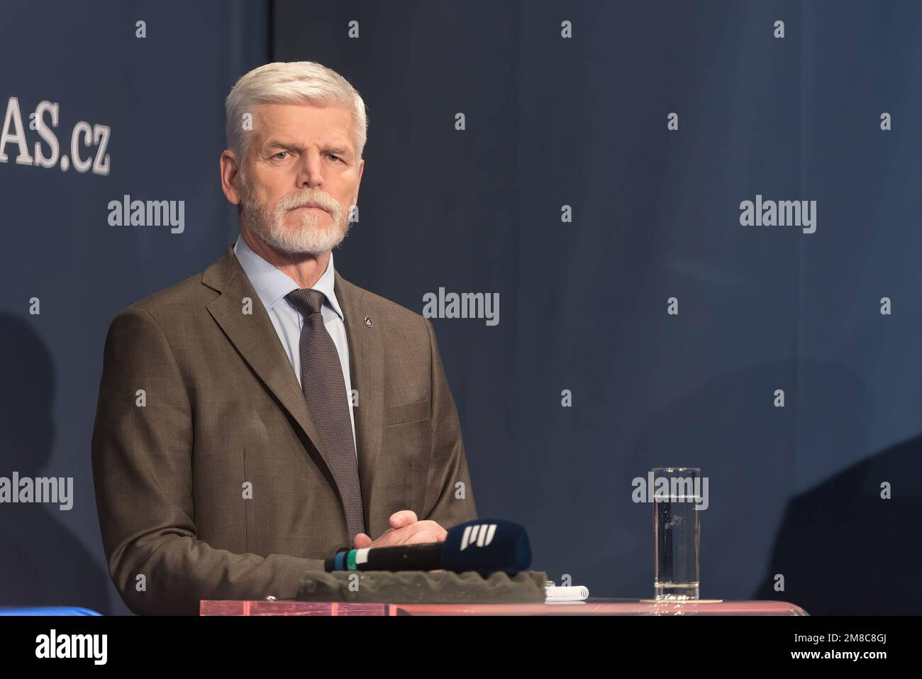 Prague, Czech Republic. 13th Jan, 2023. Presidential candidate and ...