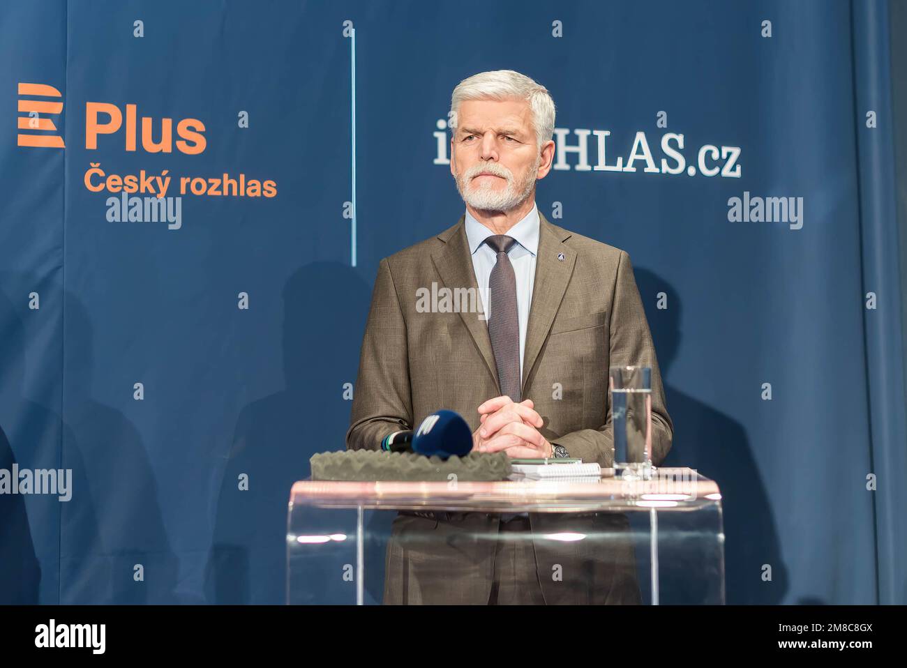 Prague, Czech Republic. 13th Jan, 2023. Presidential candidate and ...