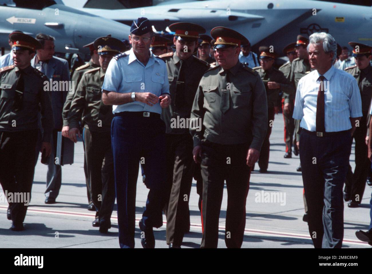 Lieutenant General Peter D. Kempf, center left, Commanding General ...