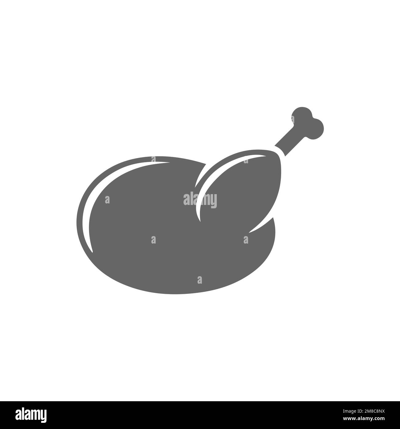 Roast chicken icon, common graphic resources, vector illustration Stock ...