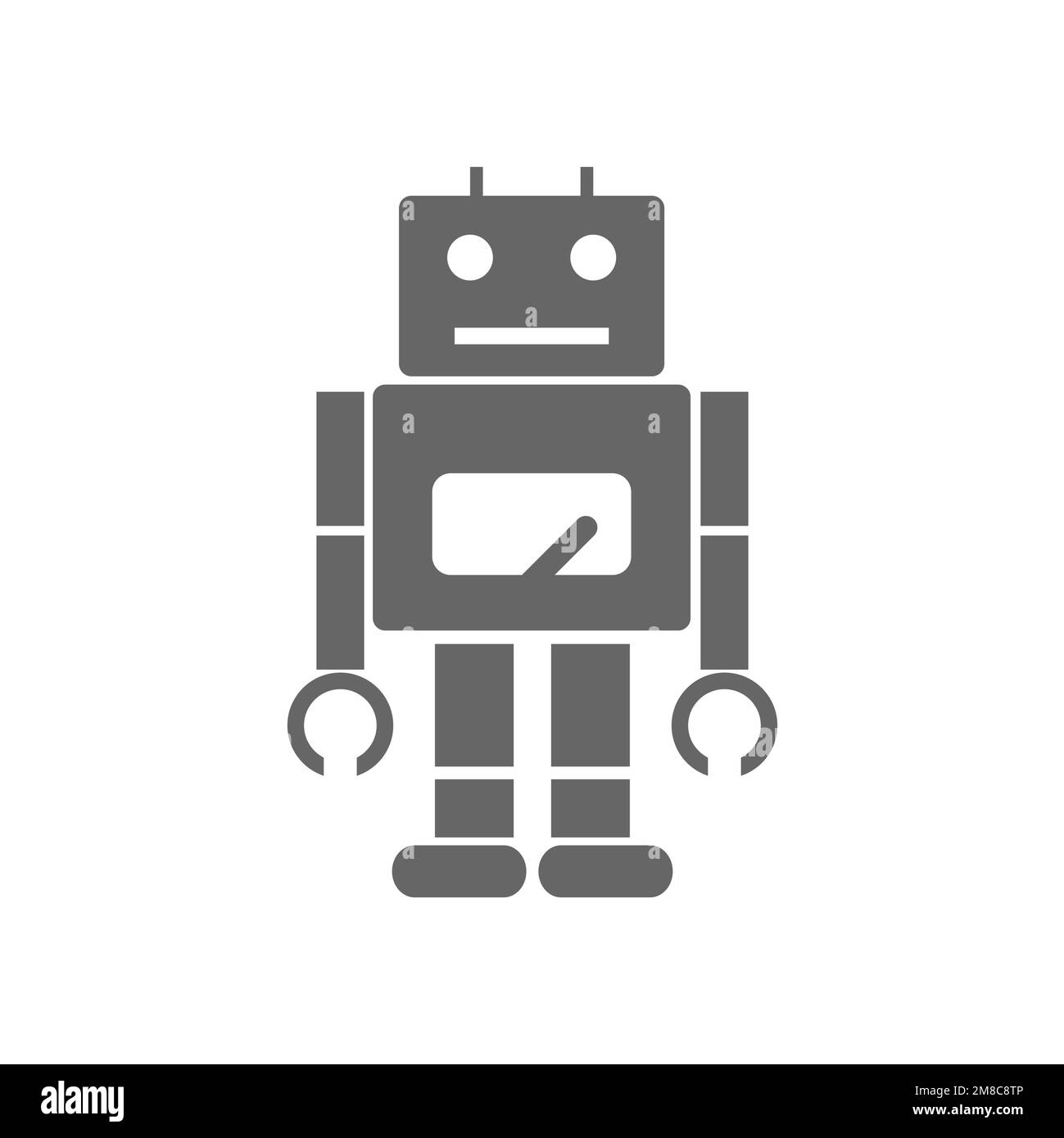 Robot icons, commonly used graphics resources, vector illustrations ...