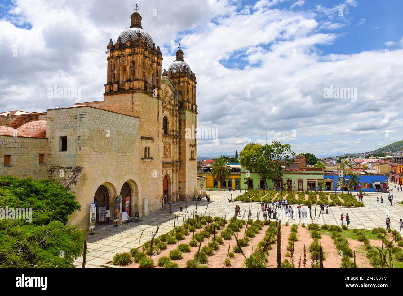 Plaza Santo Domingo and famous church of Santo Domingo de Guzman, and ...