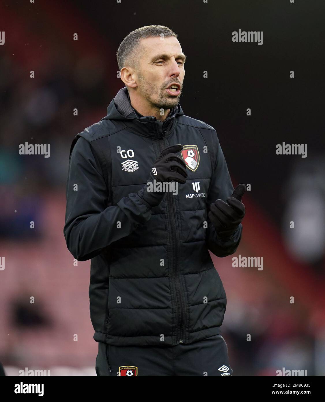 File photo dated 07-01-2023 of Bournemouth manager Gary O'Neil who says ...