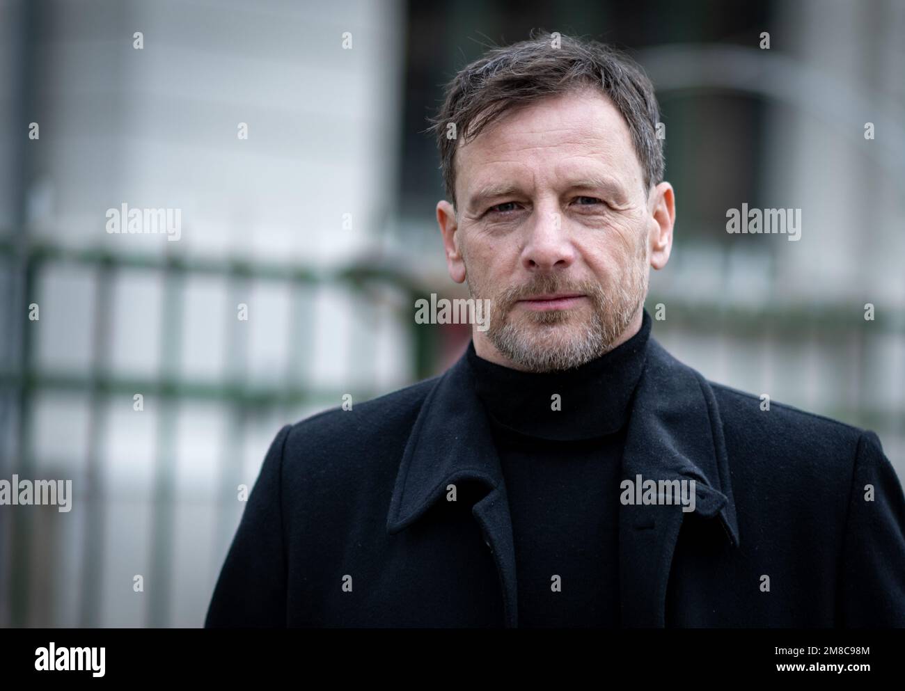 Leipzig, Germany. 10th Jan, 2023. Hendrik Duryn, actor, during a dpa ...