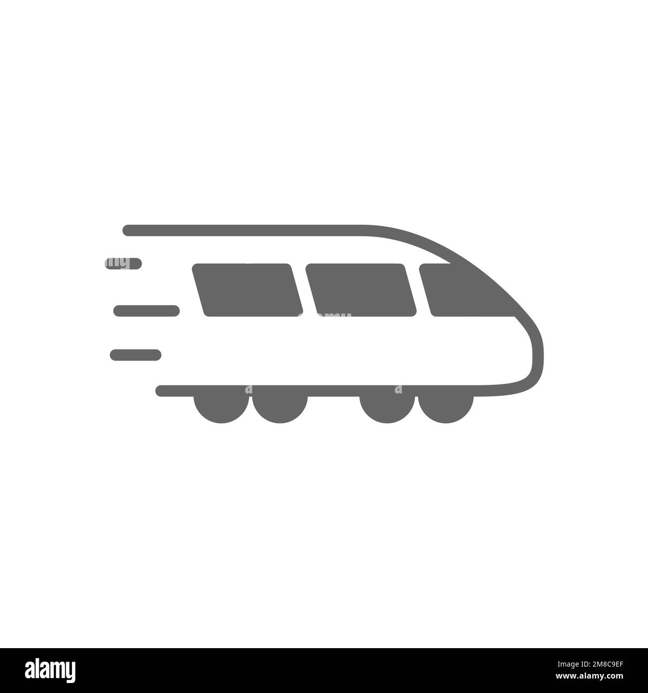 High speed train icons, common graphic resources, vector illustrations ...