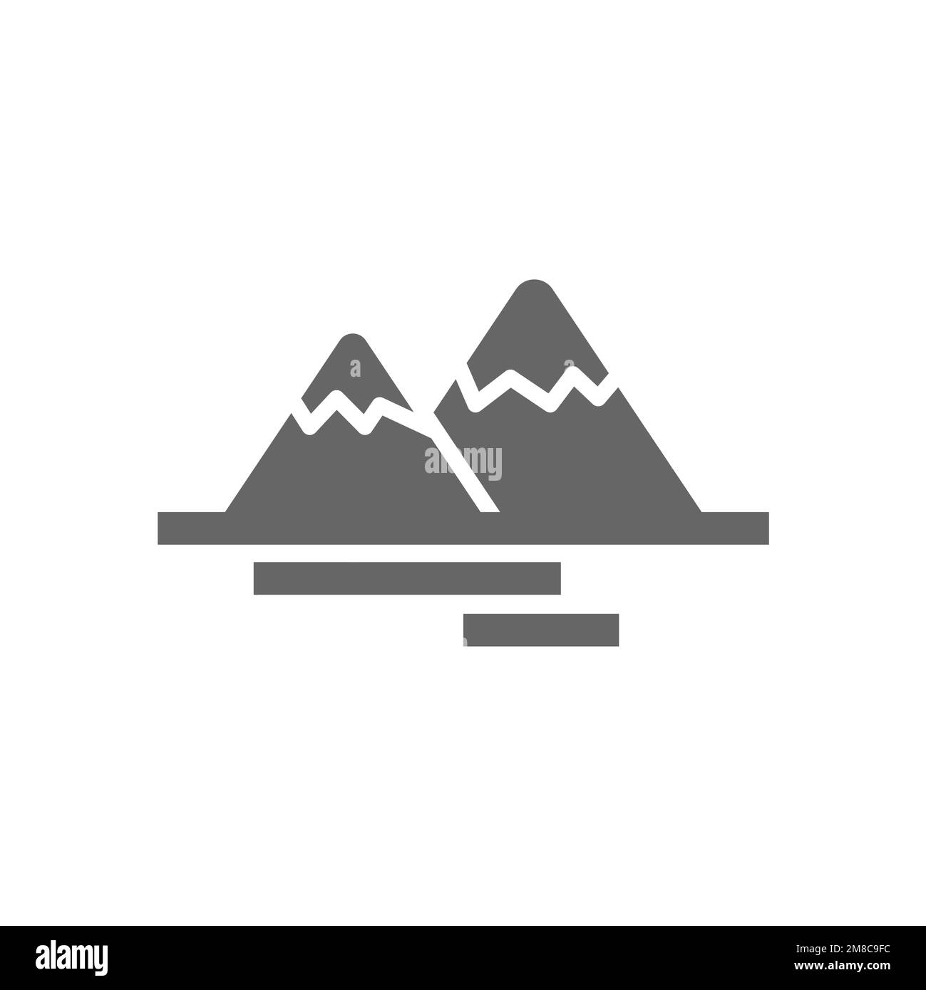 Landscape icons, common graphic resources, vector illustrations Stock ...
