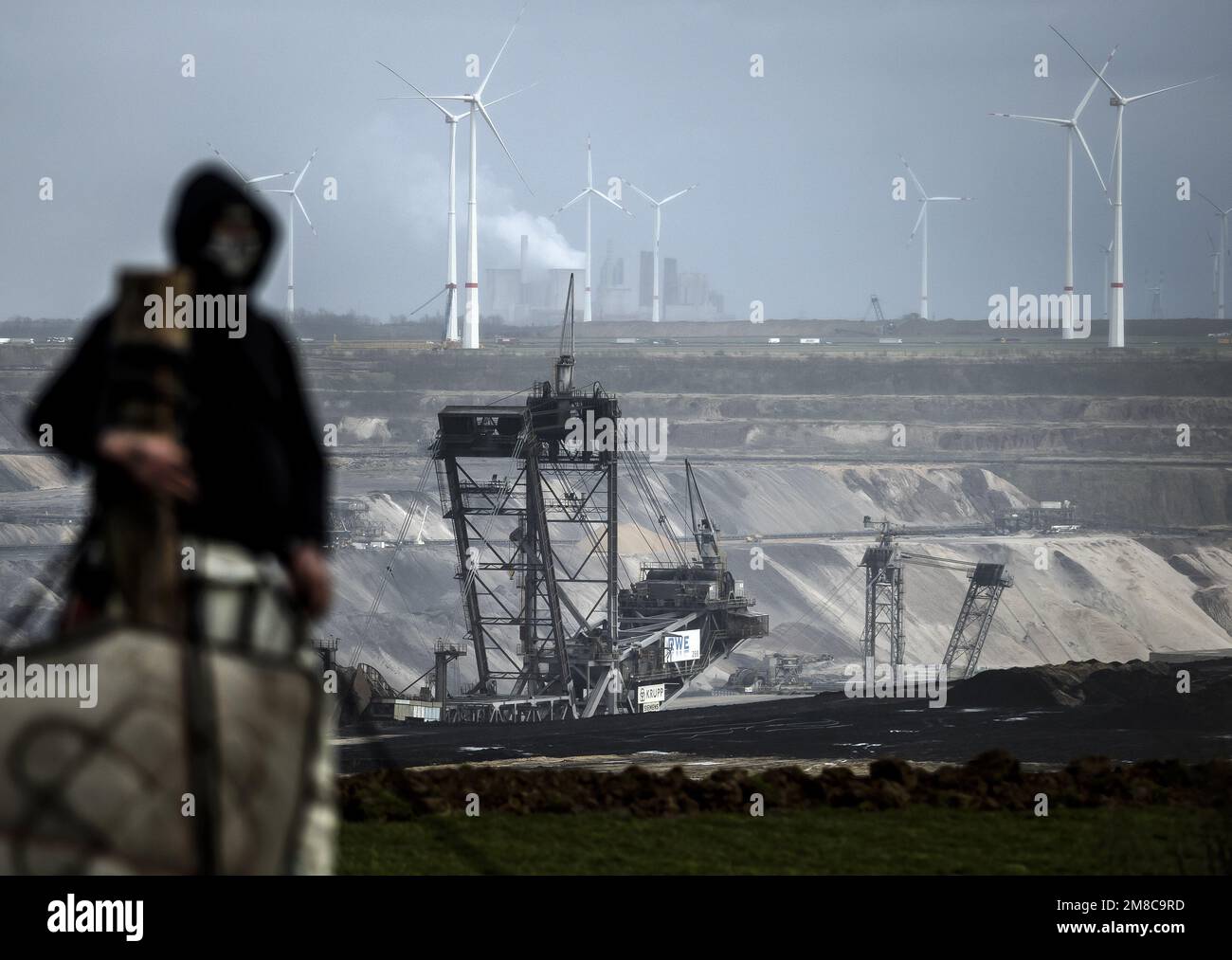 LUTZERATH - A climate activist has holed up near the excavation ...