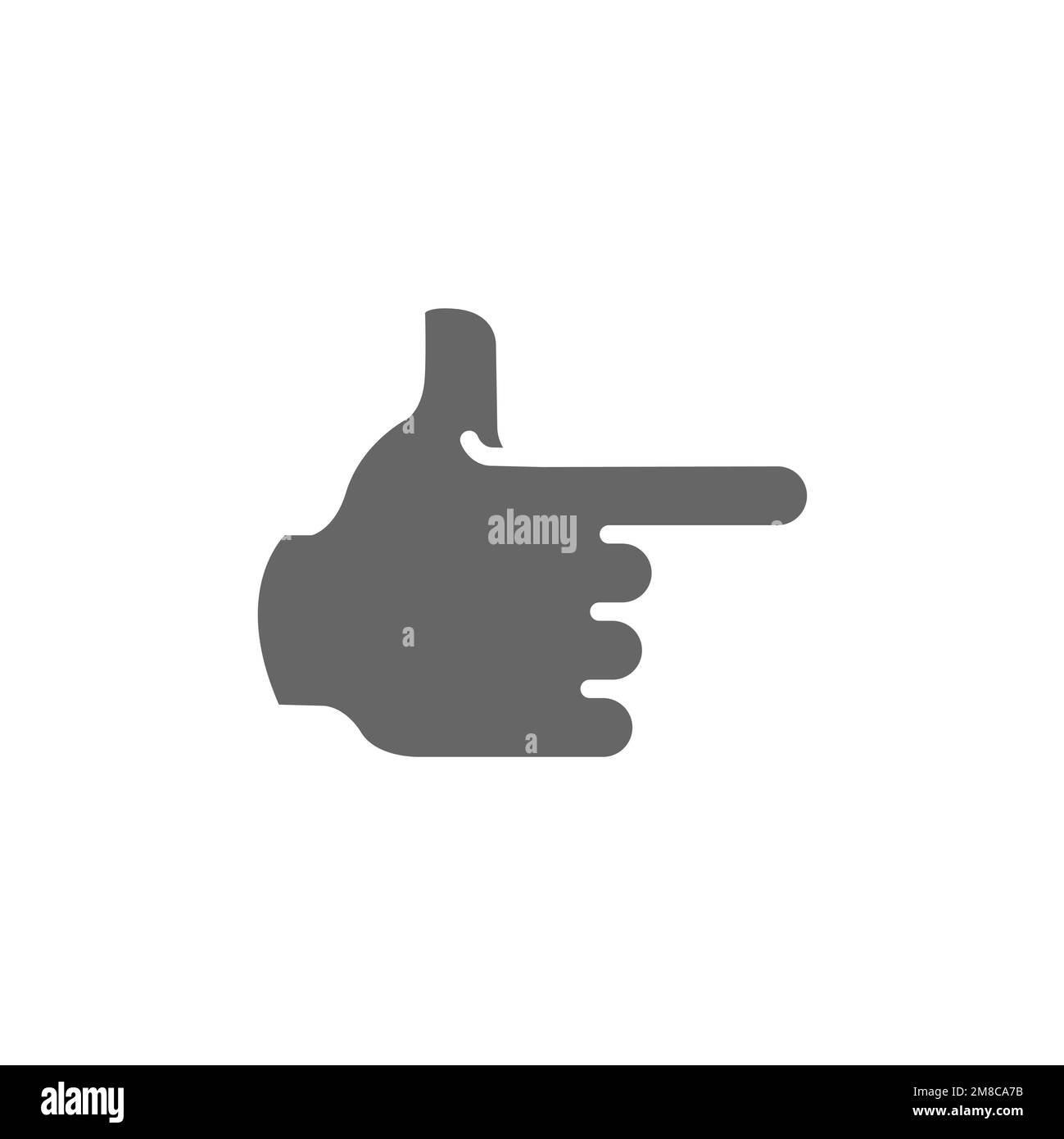 Right hand gesture icon, common graphic resources, vector illustration ...