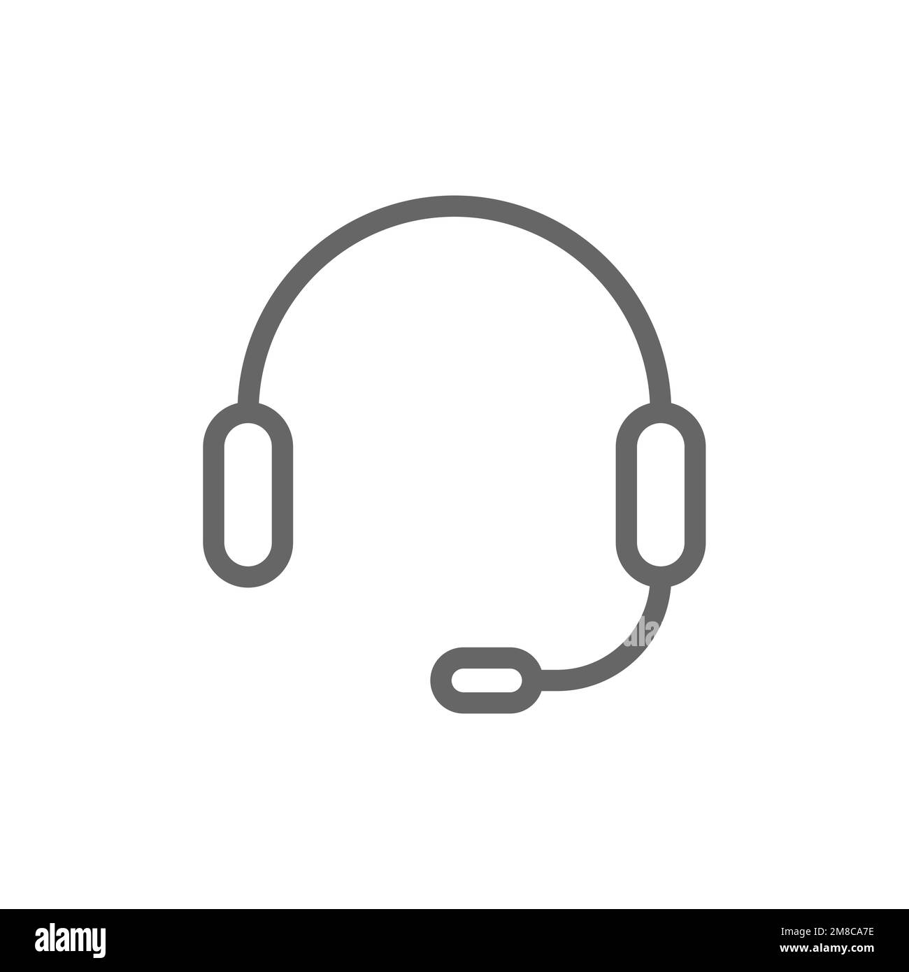 Headset icon, common graphic resources, vector illustration Stock ...