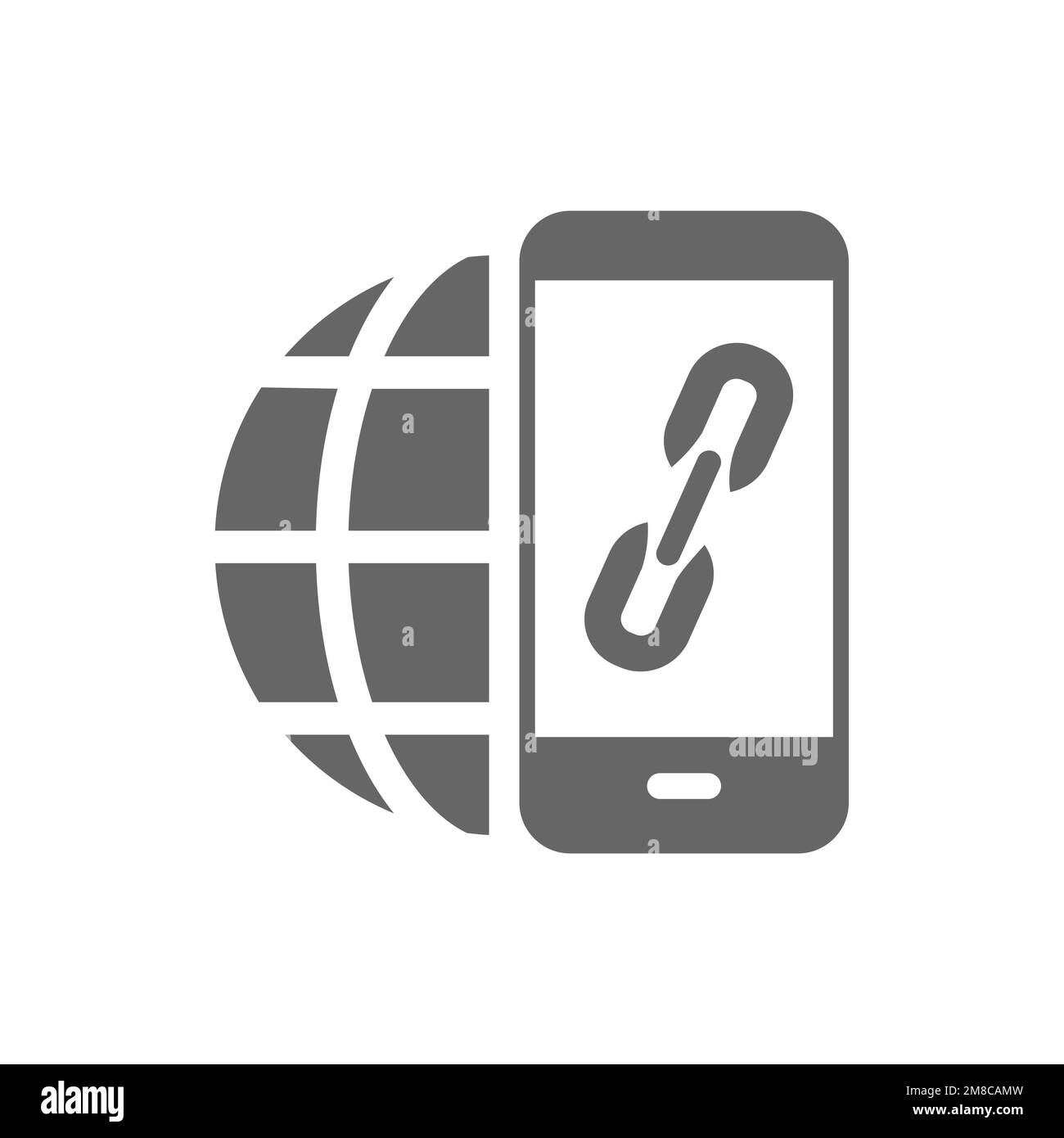 Network link icons, common graphic resources, vector illustrations ...