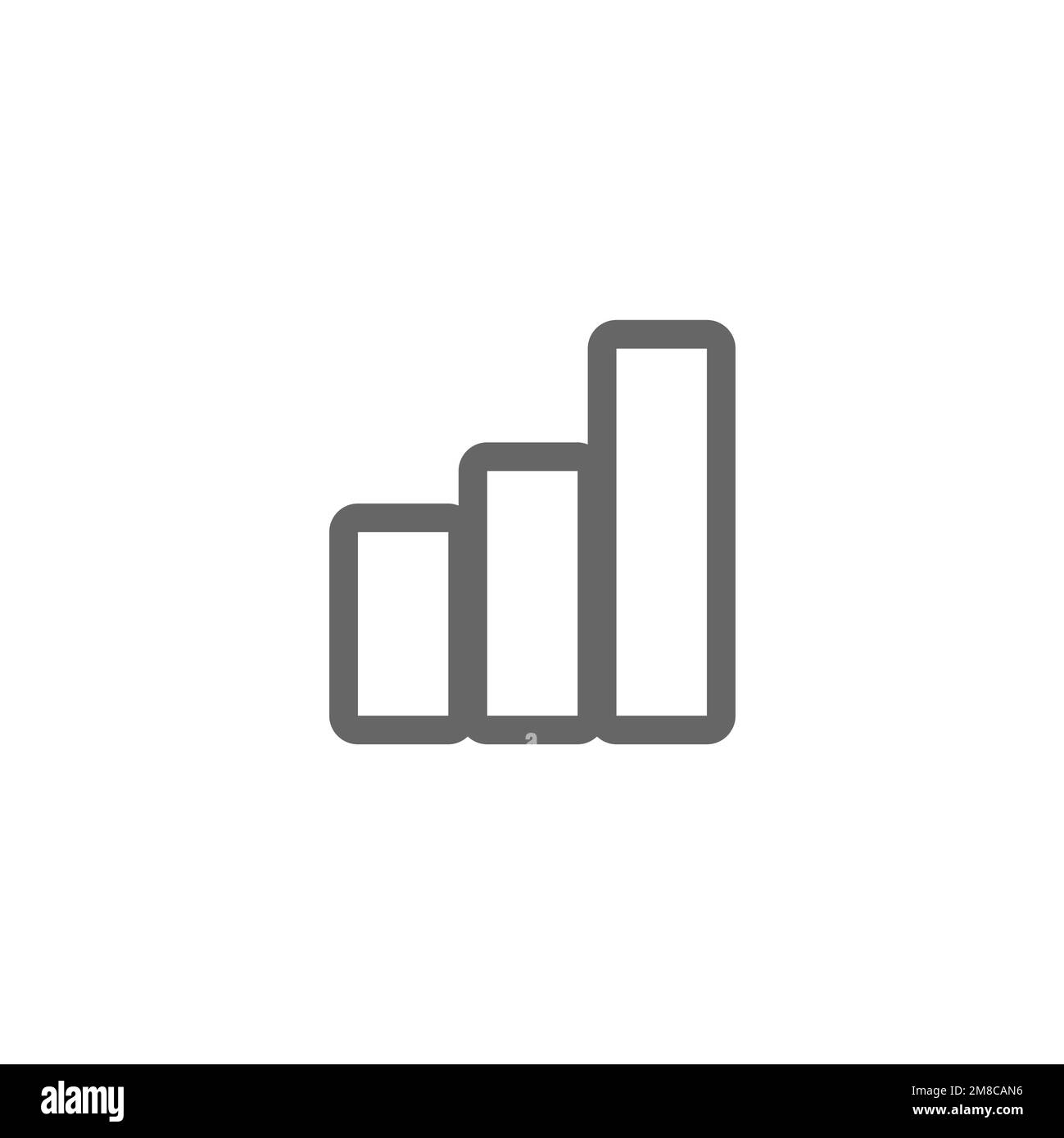 Bar chart icons, common graphic resources, vector illustrations Stock ...