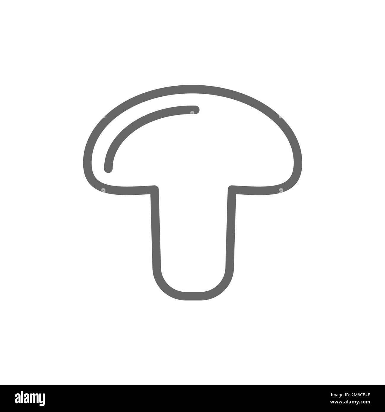 Mushroom icons, common graphic resources, vector illustrations Stock ...