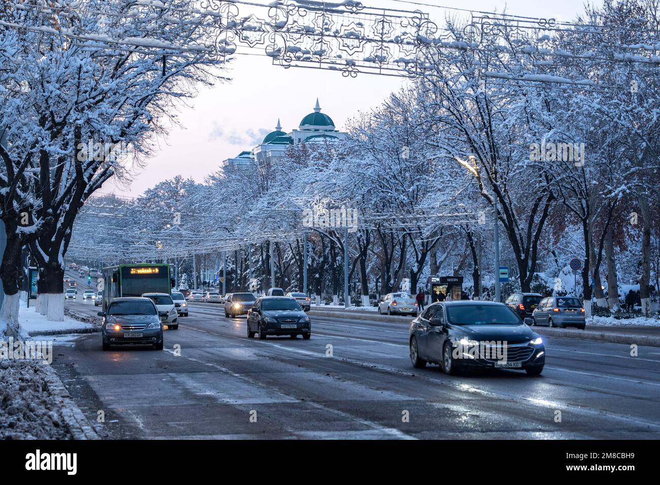 Tashkent. 12th Jan, 2023. This photo taken on Jan. 12, 2023 shows the ...