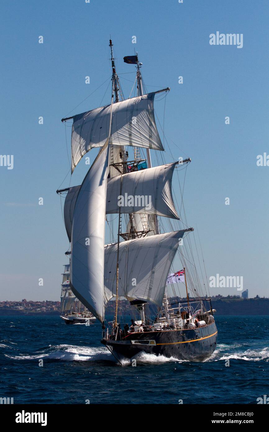 Tall ships race endeavour hi-res stock photography and images - Alamy