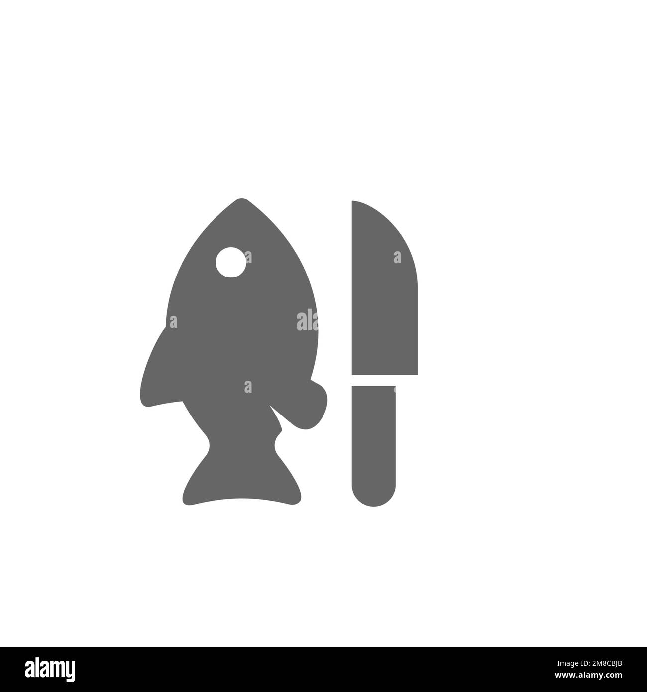 Fish killing icon, common graphic resources, vector illustration Stock ...