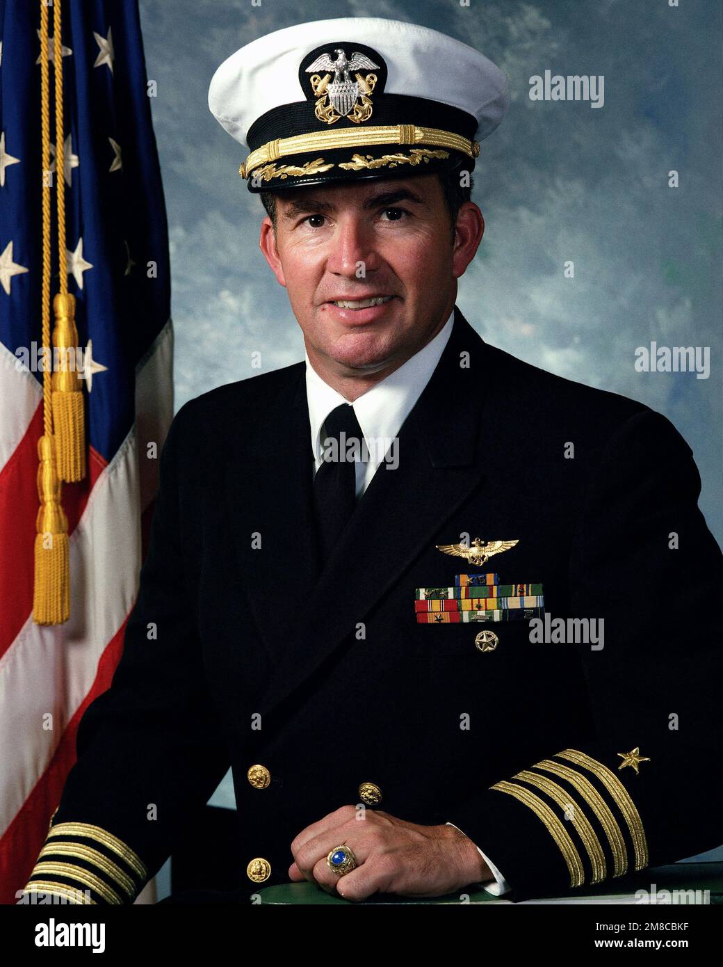 Captain Robert L. Beck, USN (covered). Country: Unknown Stock Photo - Alamy
