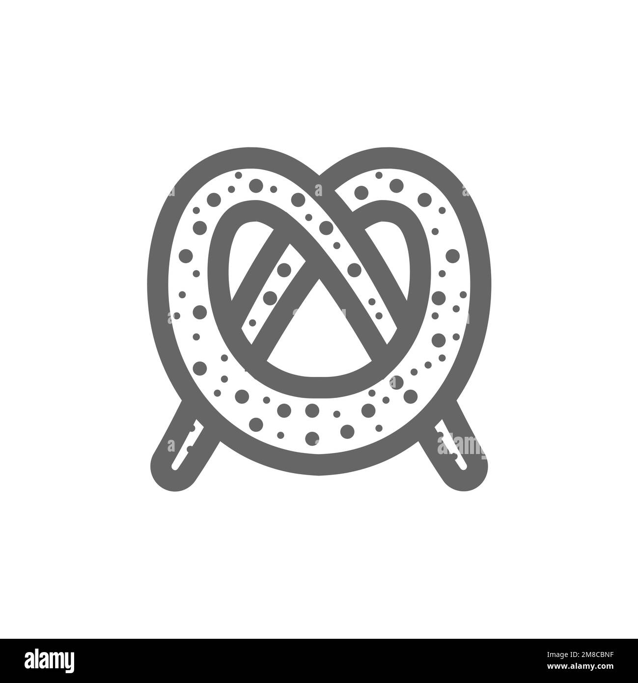 Pretzel icon, common graphic resources, vector illustrations Stock ...