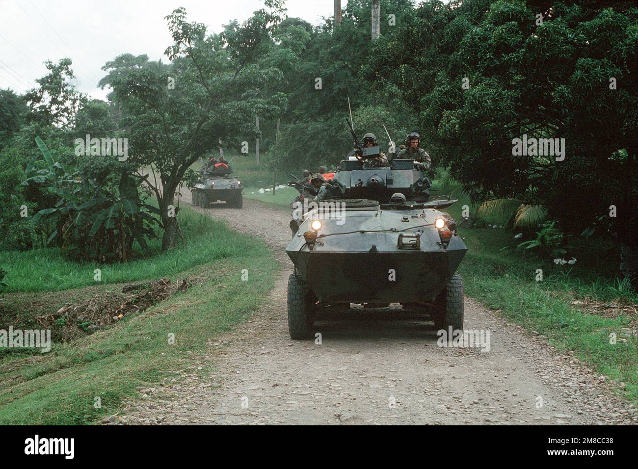 Marines from the 2nd Light Armored Infantry Battalion conduct a ...
