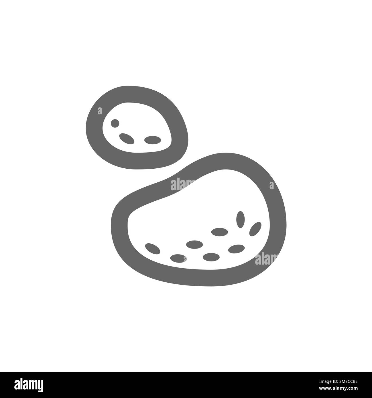 Potato icons, commonly used graphic resources, vector illustrations ...