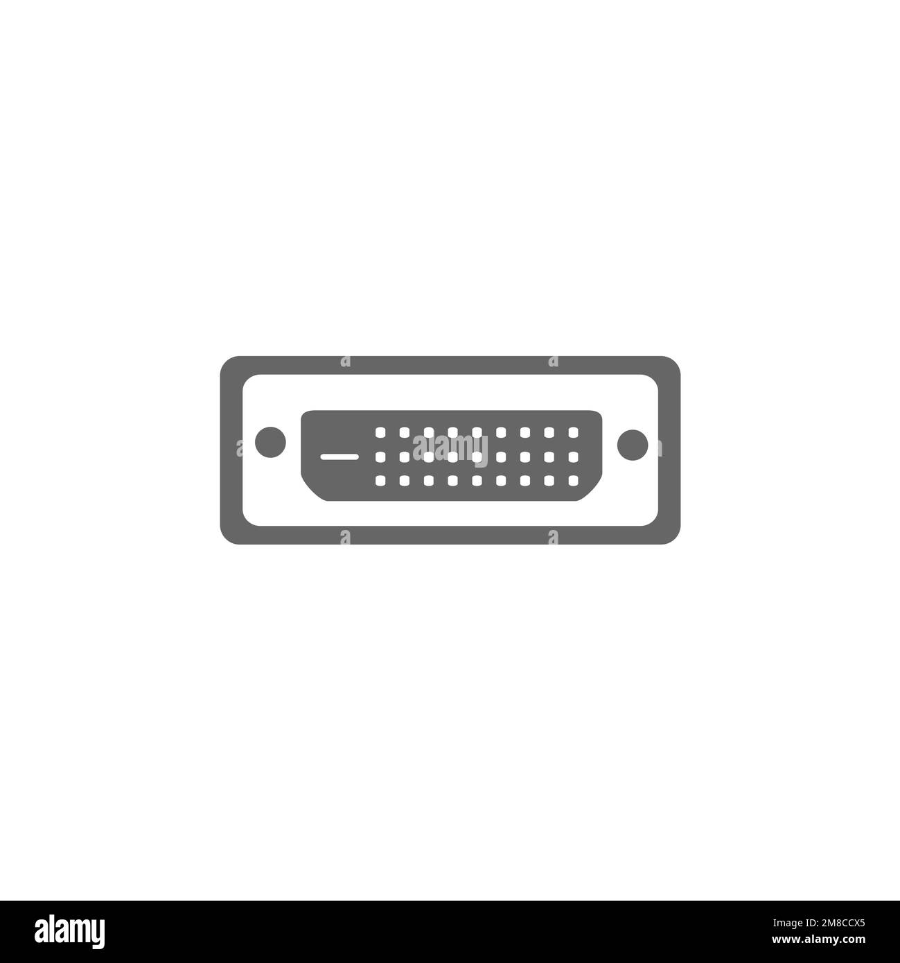 Dvi Interface Icon Common Graphics Resources Vector Illustration Stock Vector Image And Art Alamy