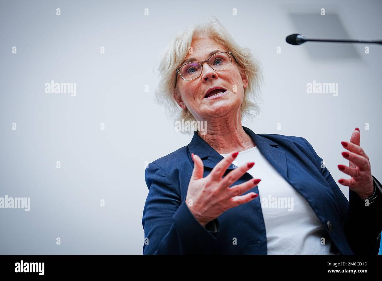 Berlin, Germany. 13th Jan, 2023. Christine Lambrecht (SPD), Federal ...