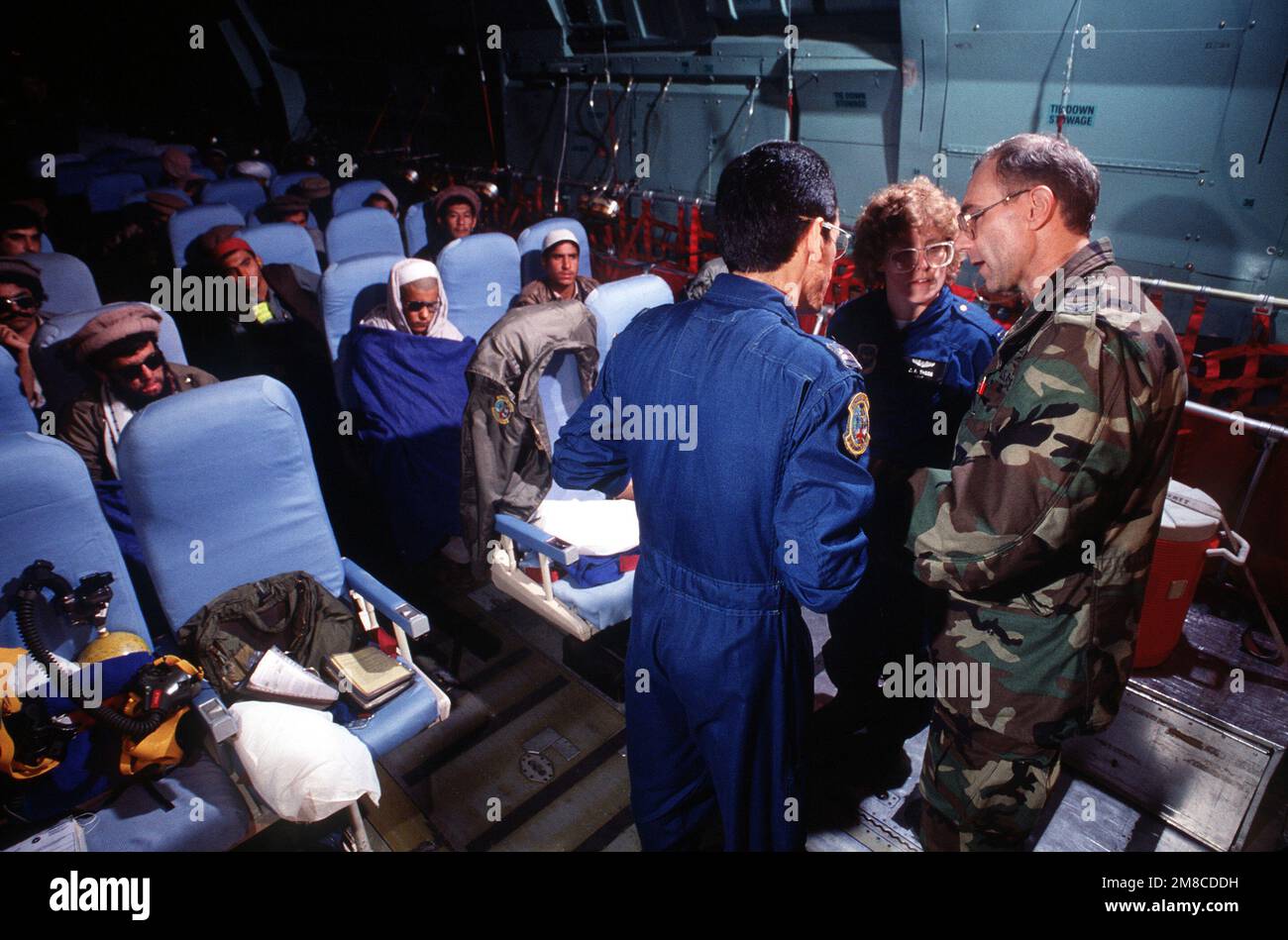 COL James Desantis, right, of the 7100th Combat Support Wing Hospital ...