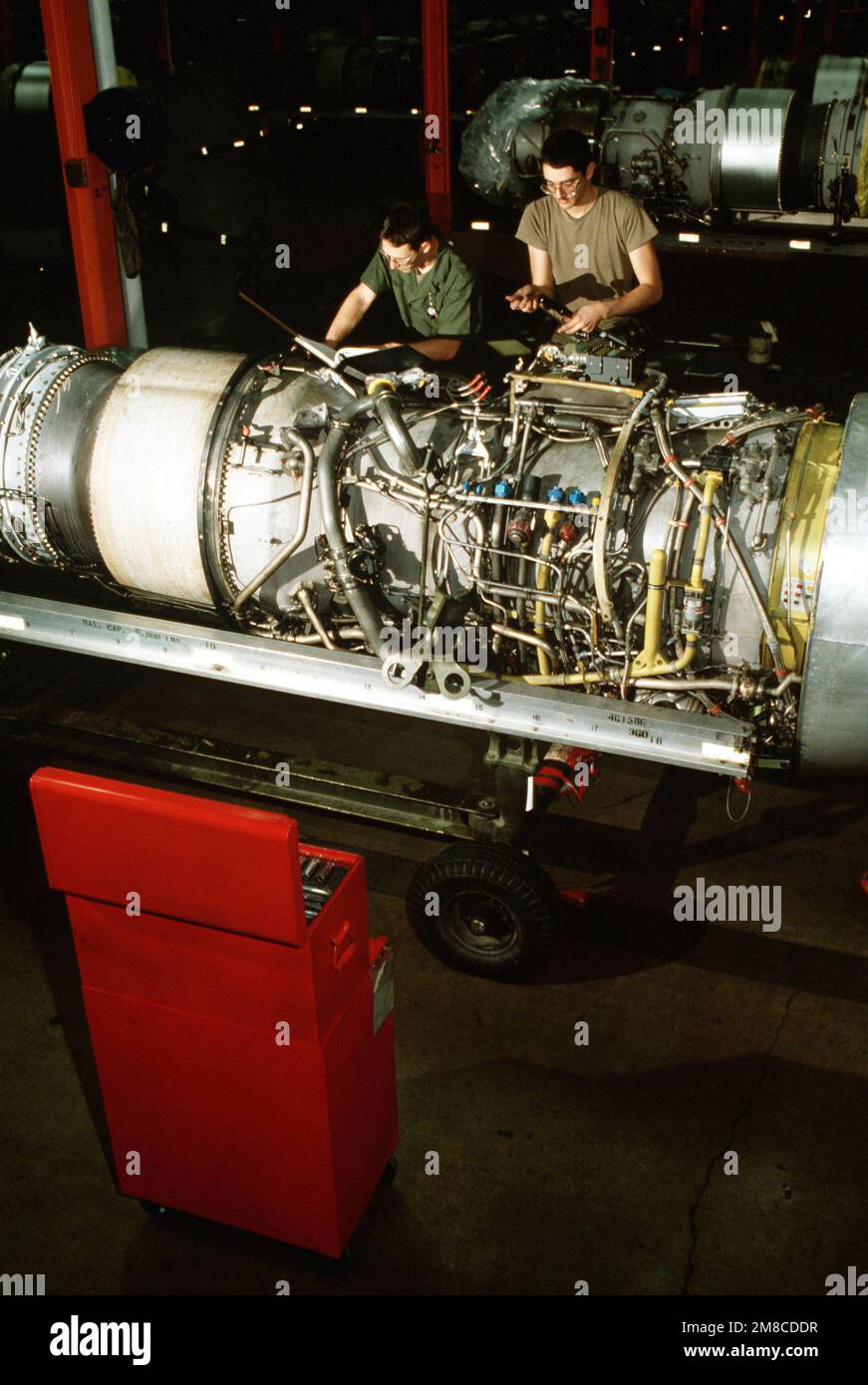 SGT Keith Trimpey, left, and AMN Eric Henderson of the 42nd Field ...