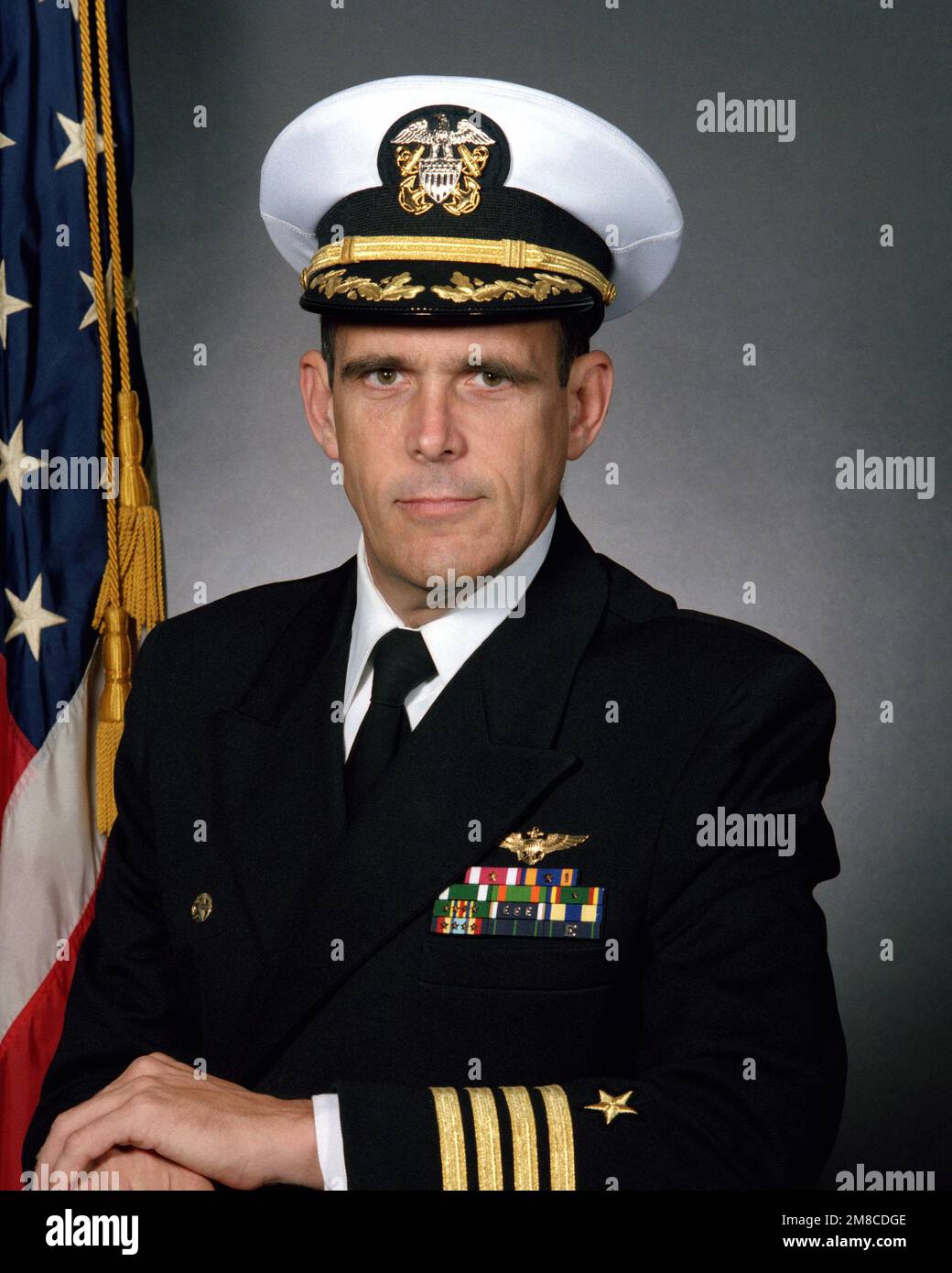 Captain Randy O. Abshier, USN (covered). Country: Unknown Stock Photo ...