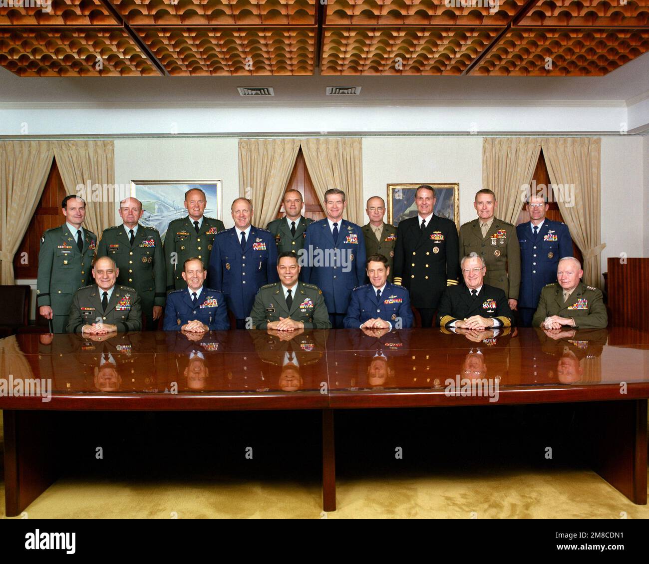 Formal and informal group photographs of the Joint Chiefs of STAFF ...