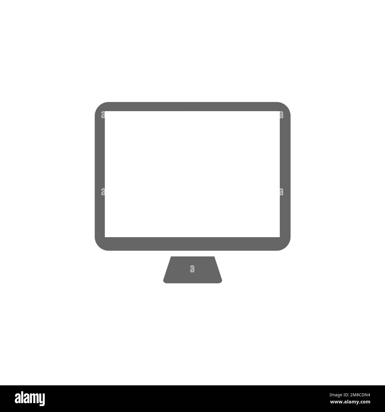Computer monitor icons, common graphic resources, vector illustrations ...