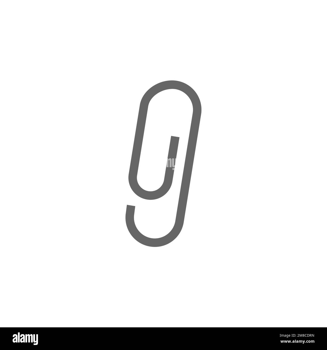 Paper clip icon, common graphic resources, vector illustration Stock ...