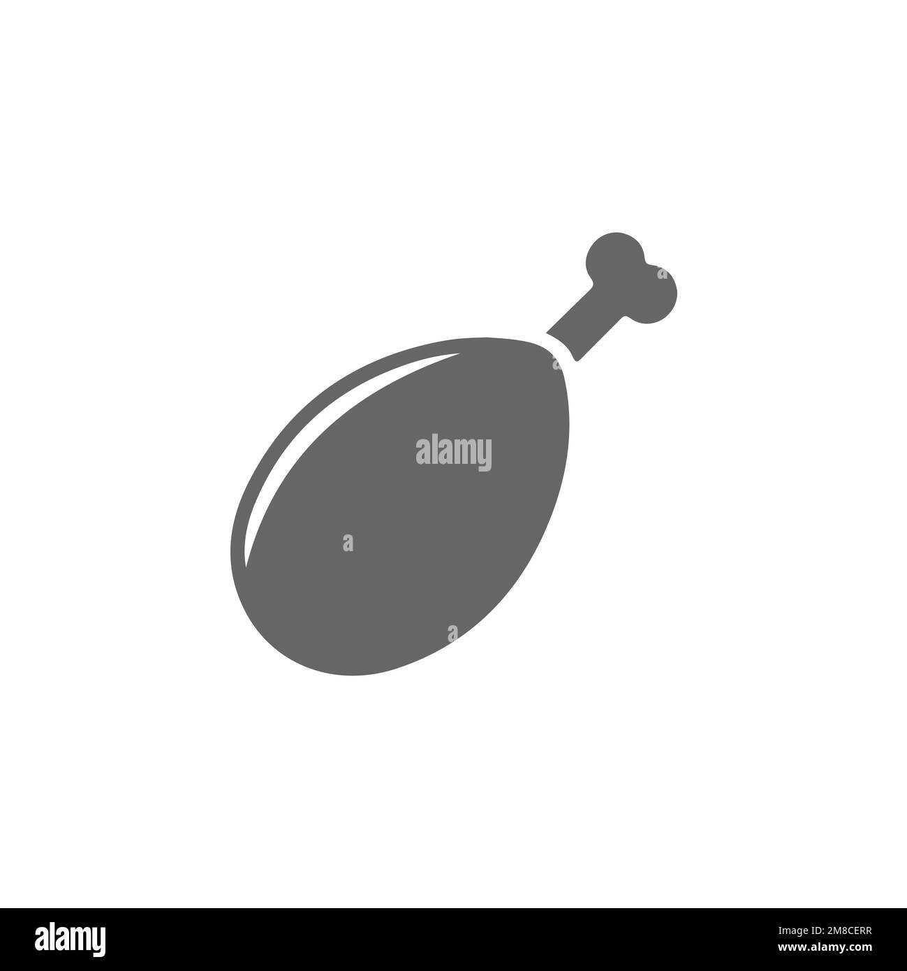 Chicken leg icon, common graphic resources, vector illustration Stock ...
