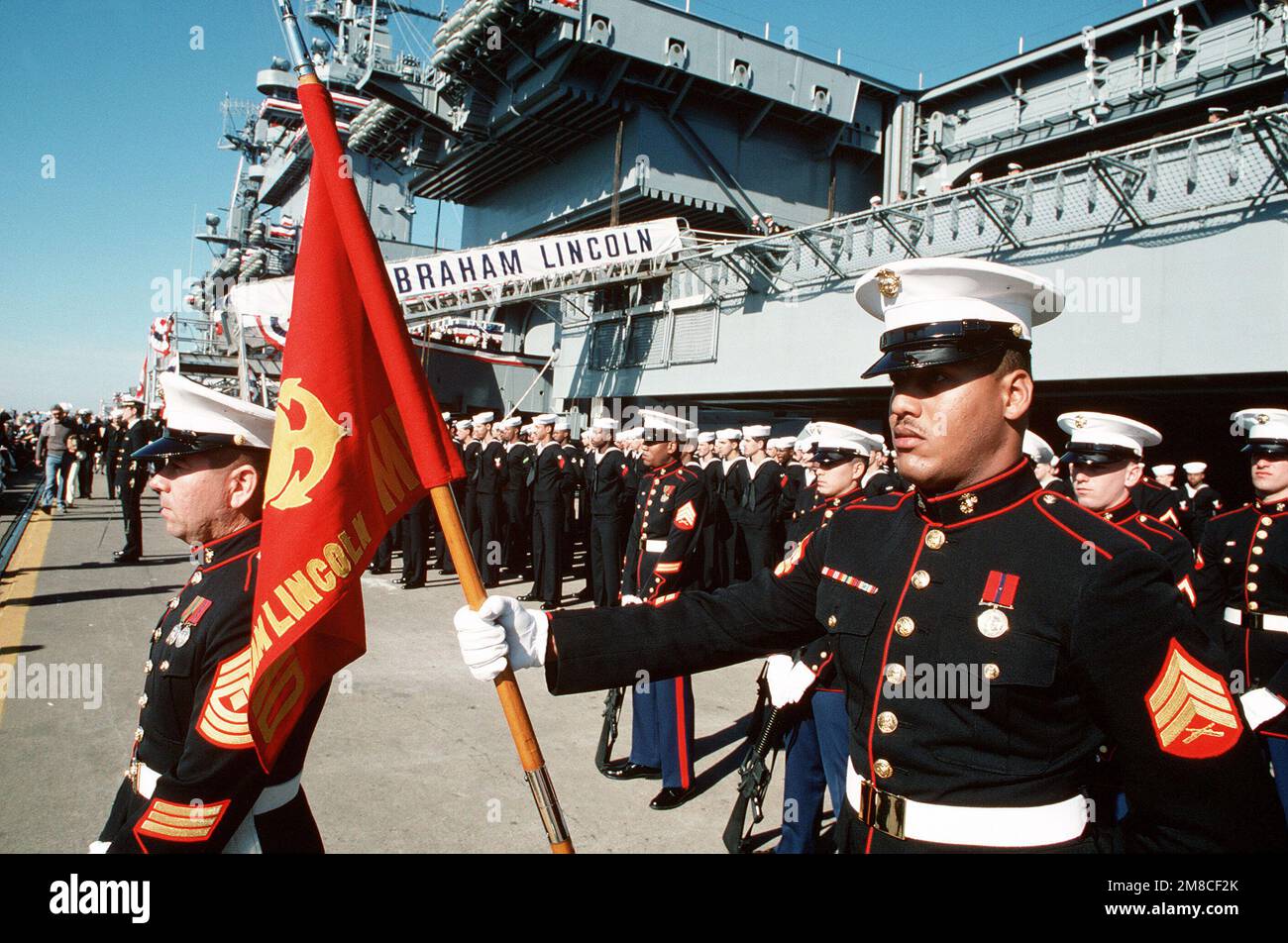 Ship commissioning parade hi-res stock photography and images - Alamy