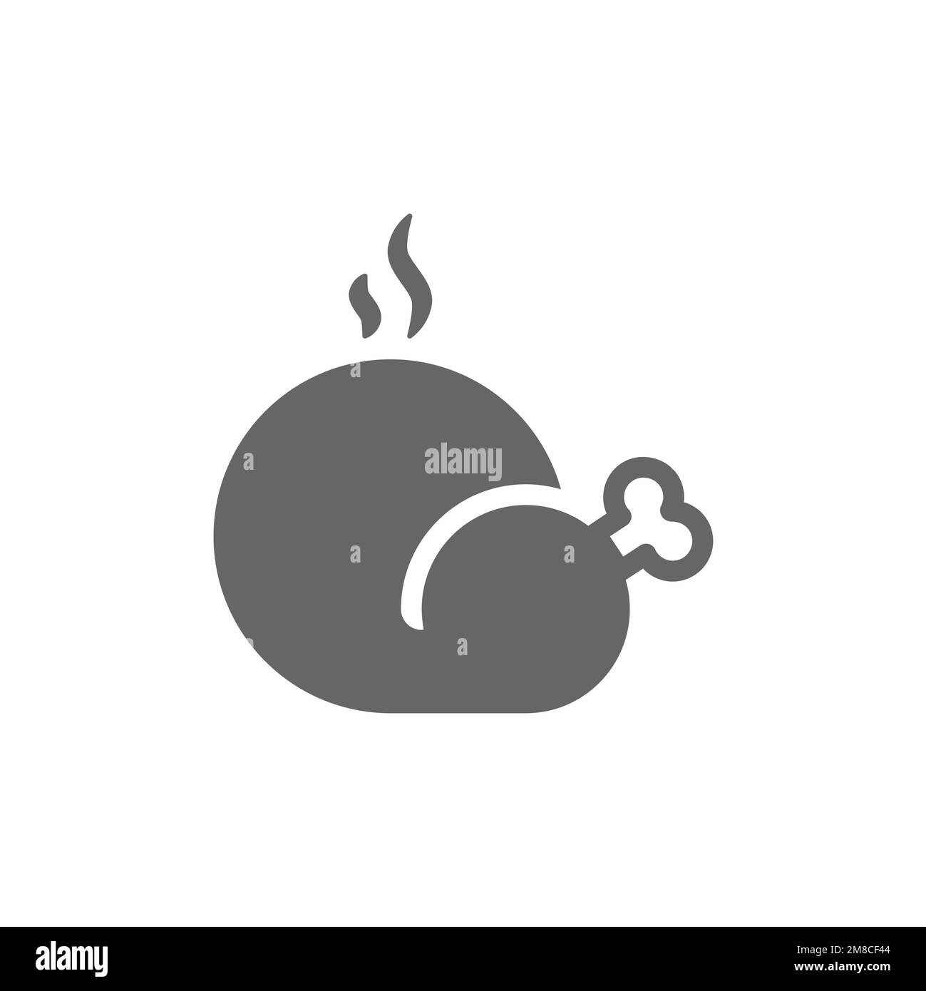 Roast chicken icon, common graphic resources, vector illustration Stock ...