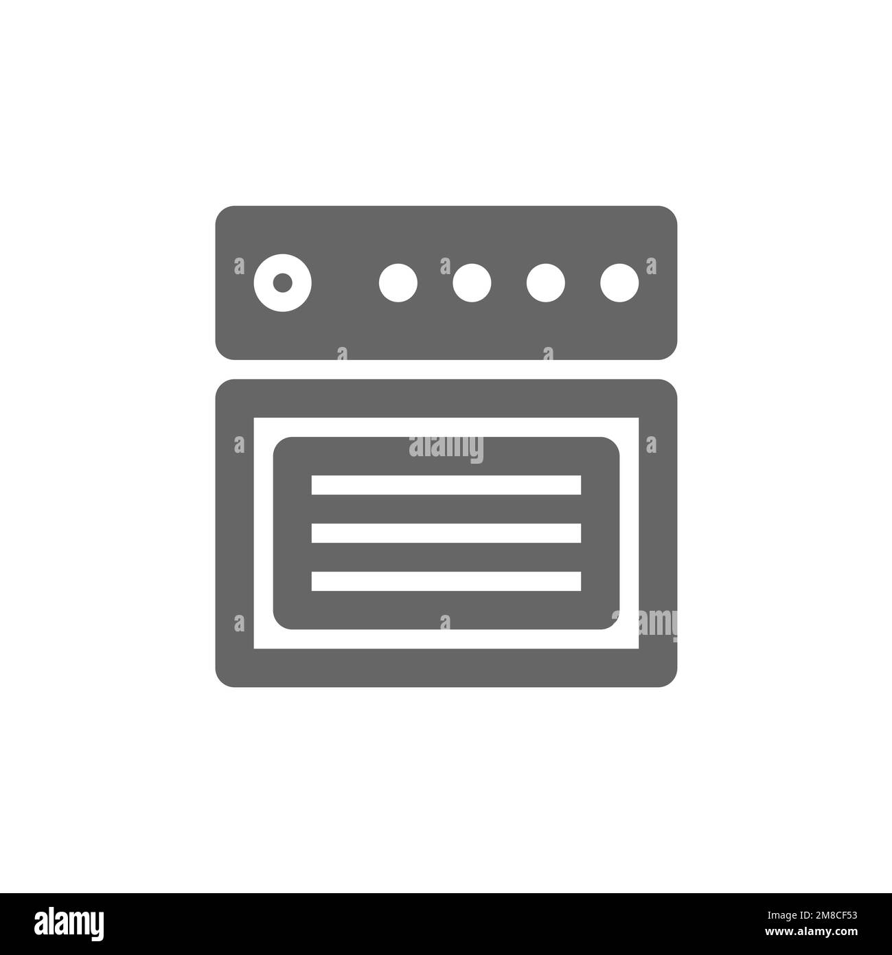 Bread maker icon, common graphic resources, vector illustration Stock ...