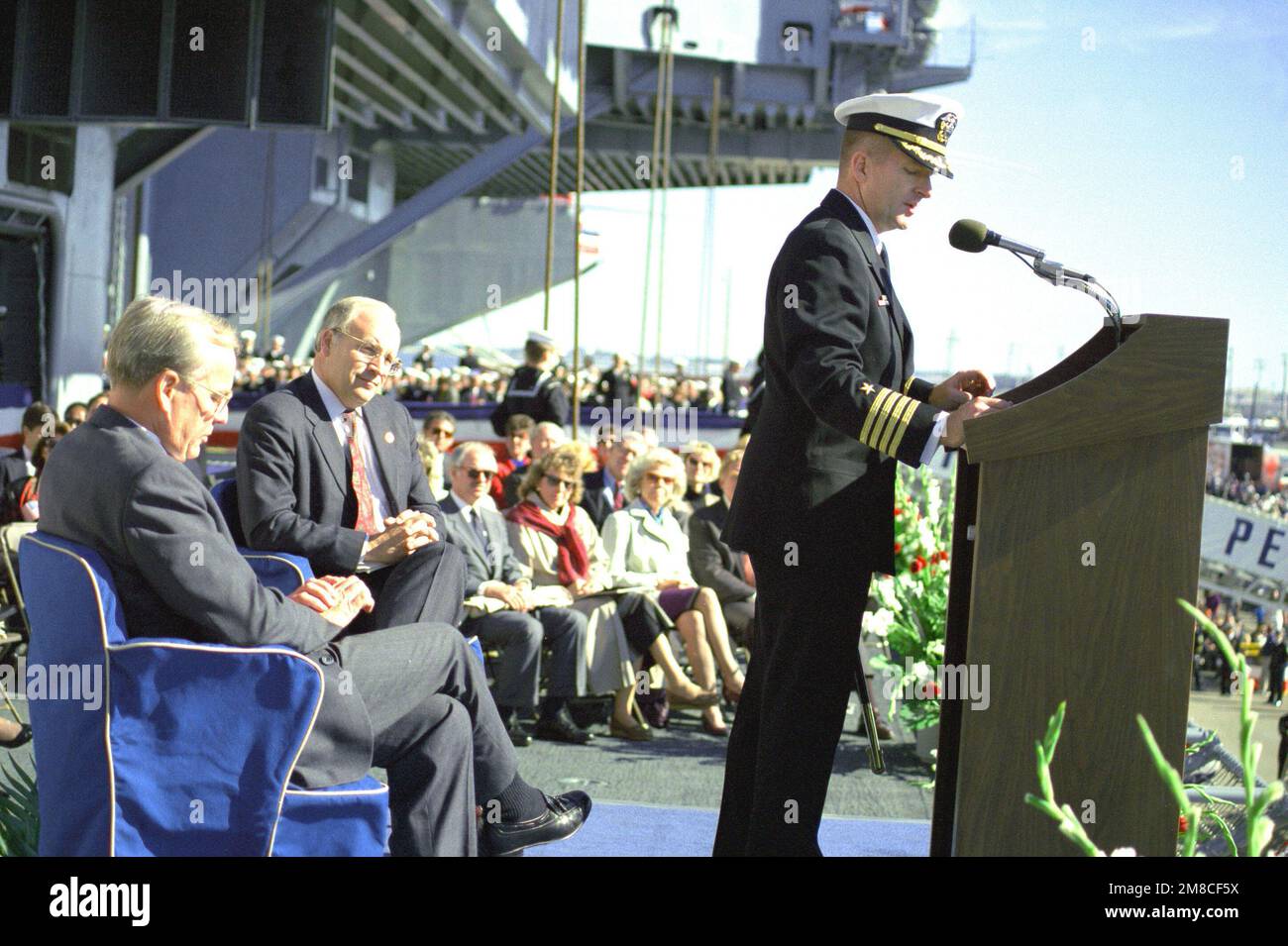 CAPT. William B. Hayden, commanding officer of the nuclear-powered ...