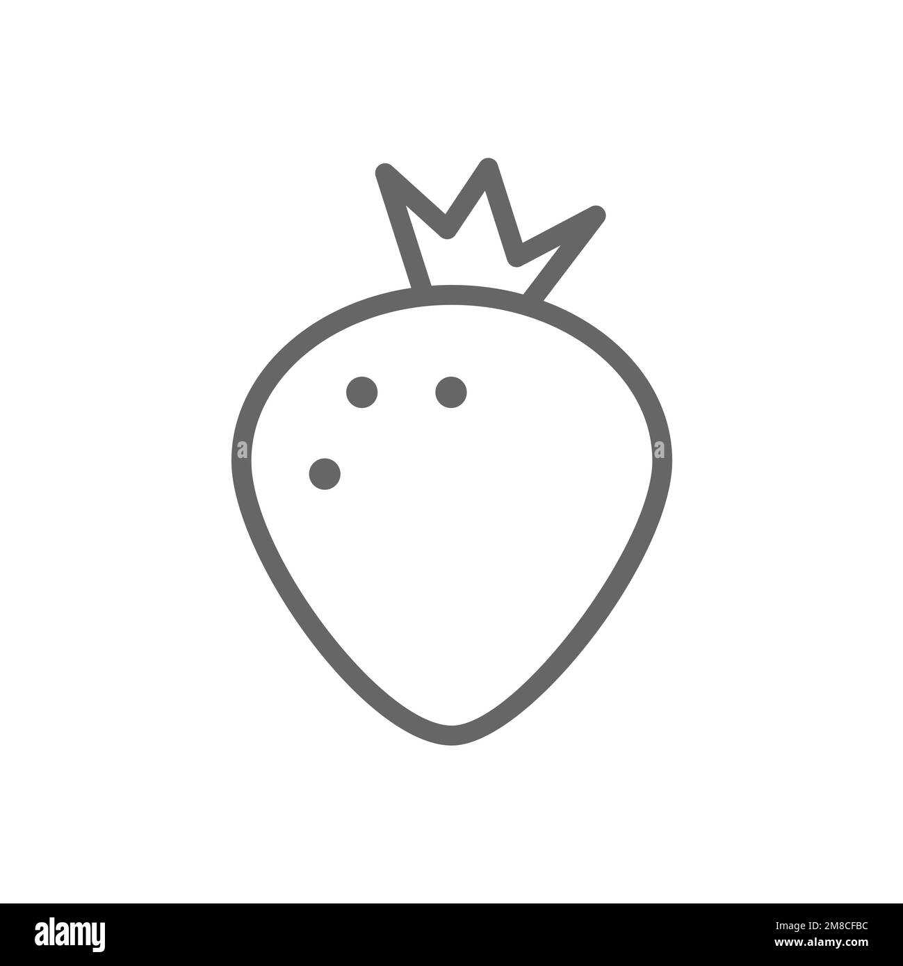 Strawberry icon, common graphic resources, vector illustration Stock ...