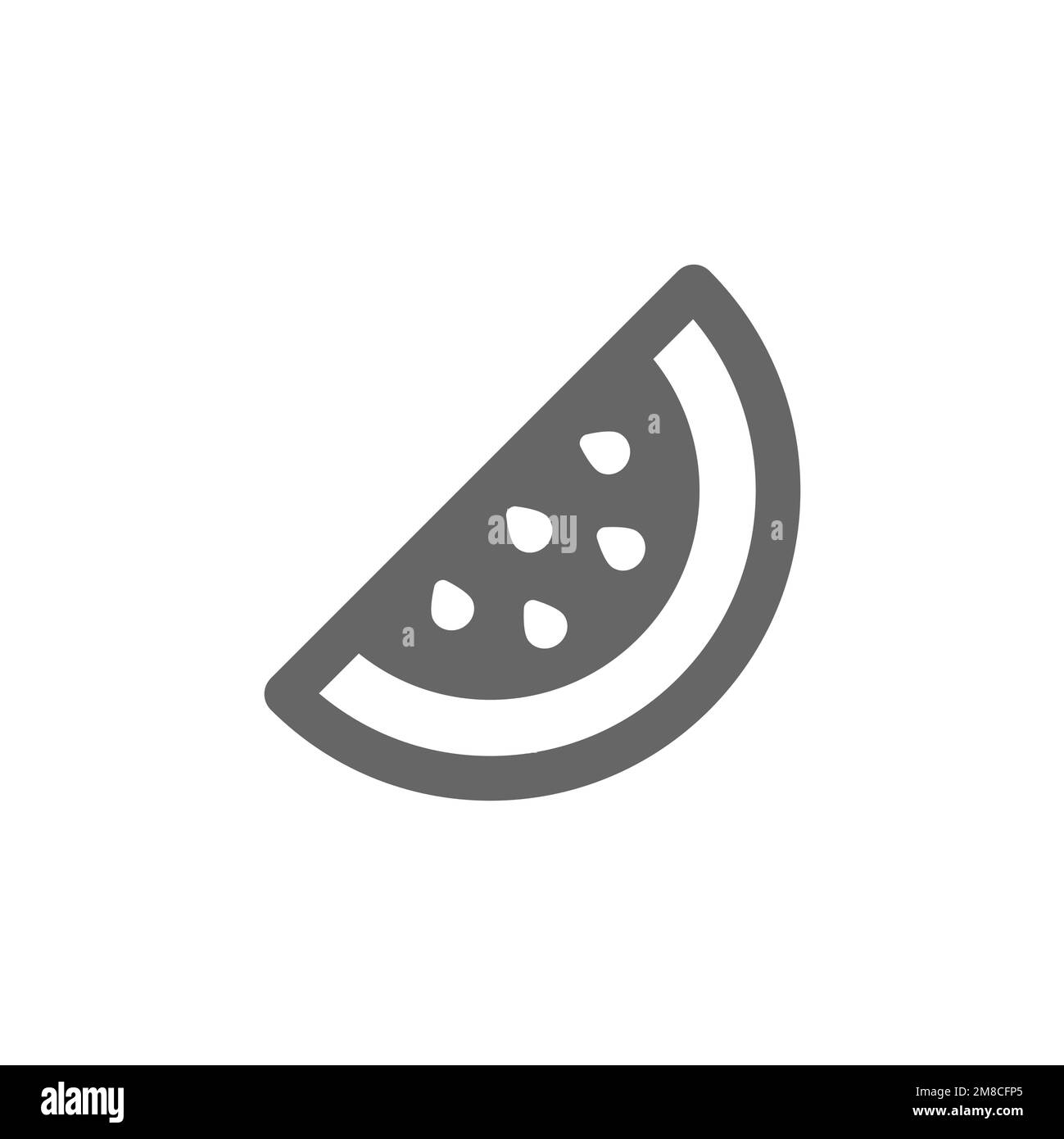 Watermelon icons, common graphic resources, vector illustrations Stock ...