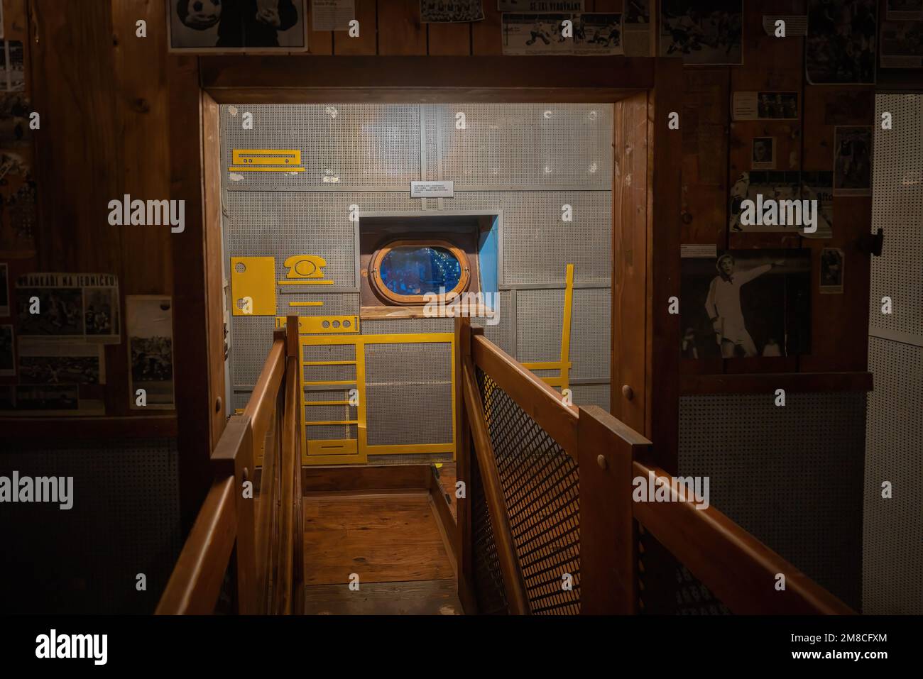 Exhibition inside St. Nicholas Church Bell tower former Communist-era ...