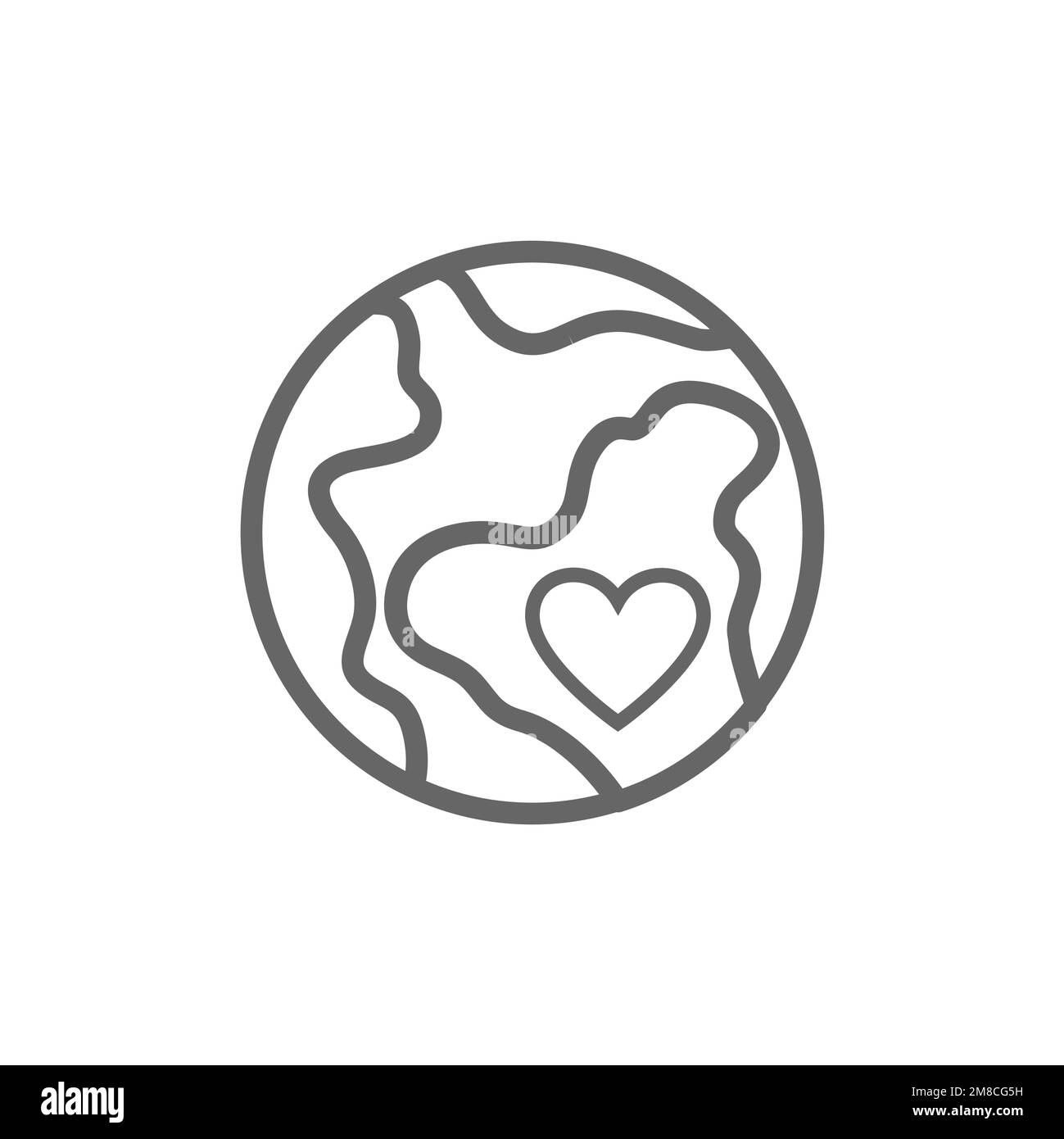 Icons of the world of love, common graphic resources, vector ...