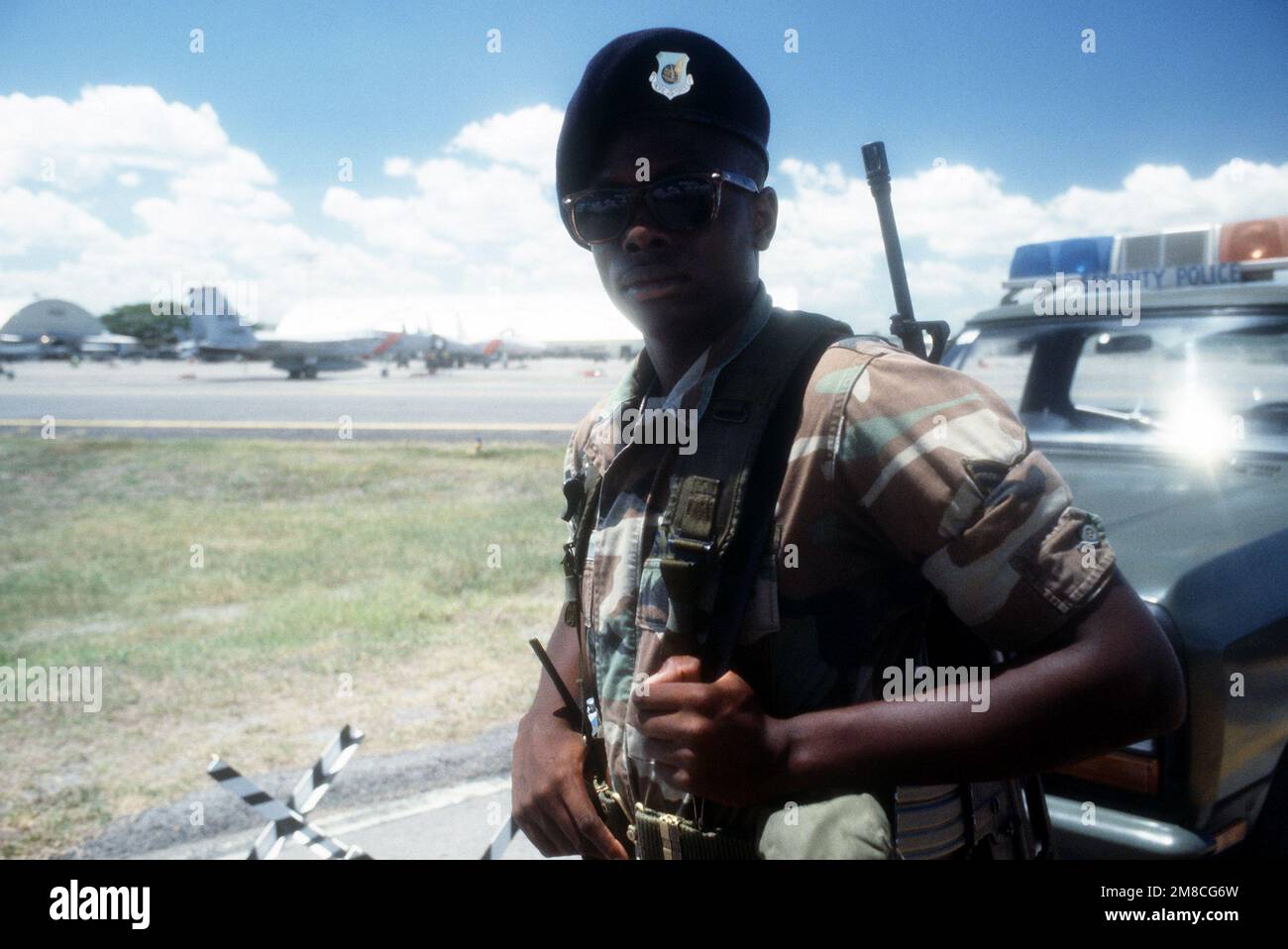 AIRMAN 1ST Class Stewart Dayne, a law enforcement specialist from the ...