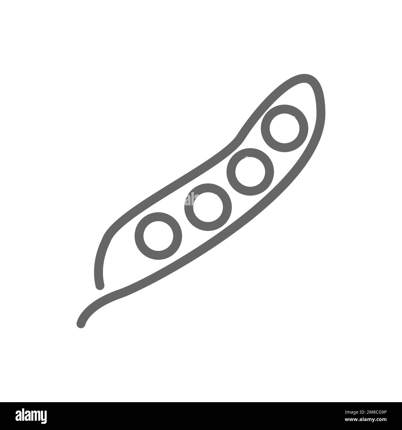 Pea pod icon, common graphic resources, vector illustrations Stock ...