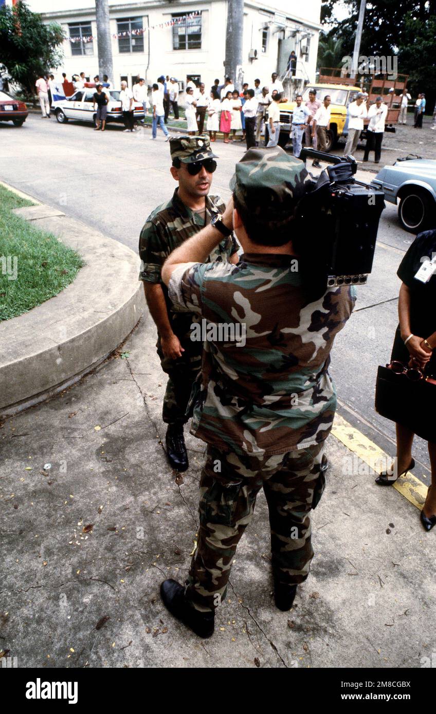 Photographer's Mate 2nd Class Paul Vise of the Joint Audio-Visual ...