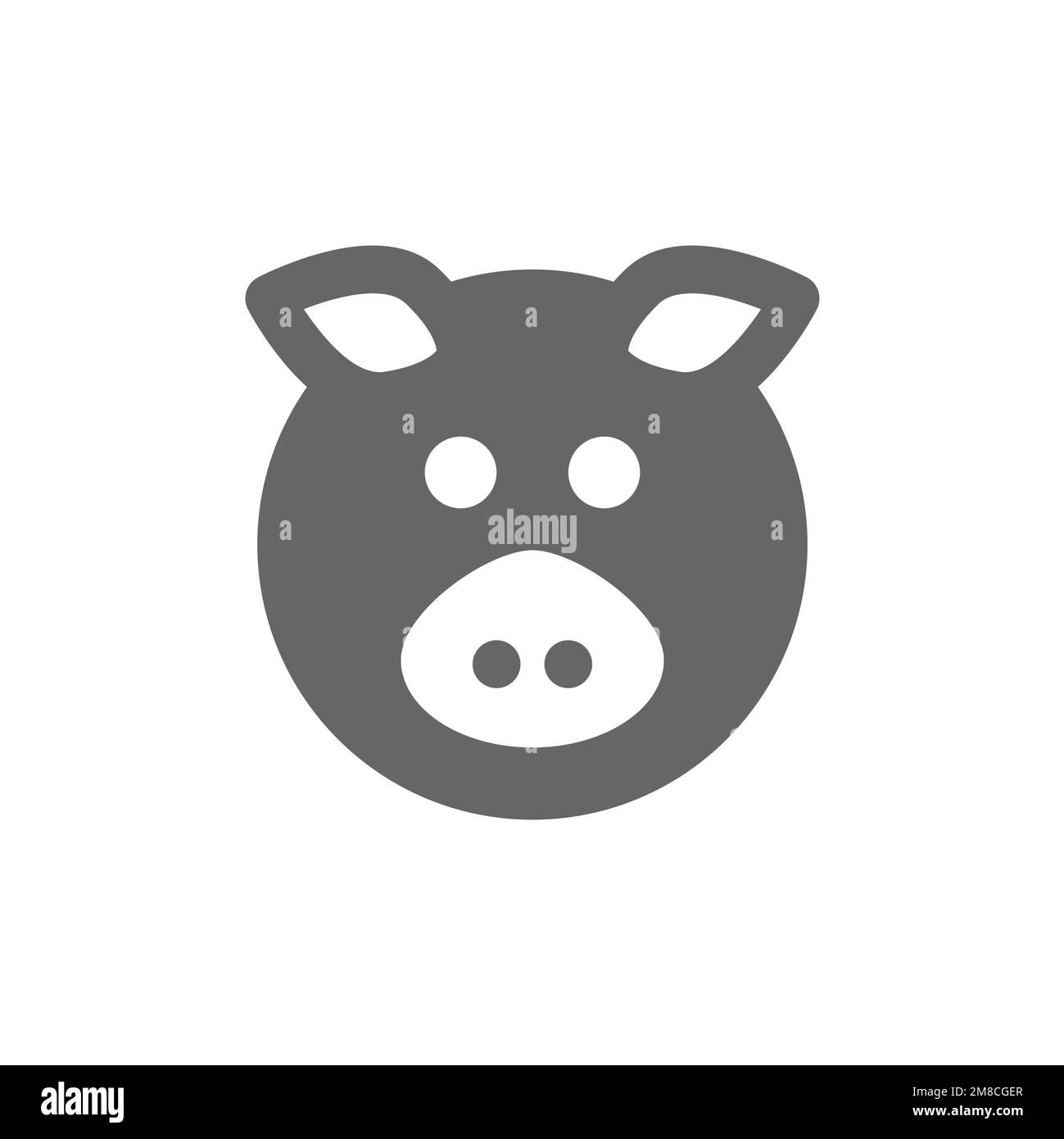Pig icon, common graphic resources, vector illustration Stock Vector ...
