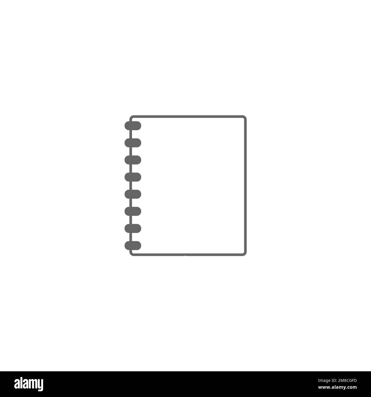 Notepad icons, common graphic resources, vector illustrations Stock ...