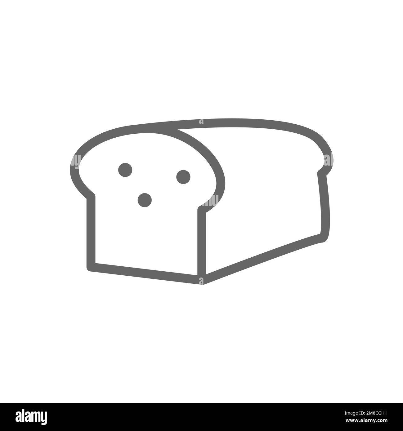French bread icon, common graphic resources, vector illustrations Stock ...