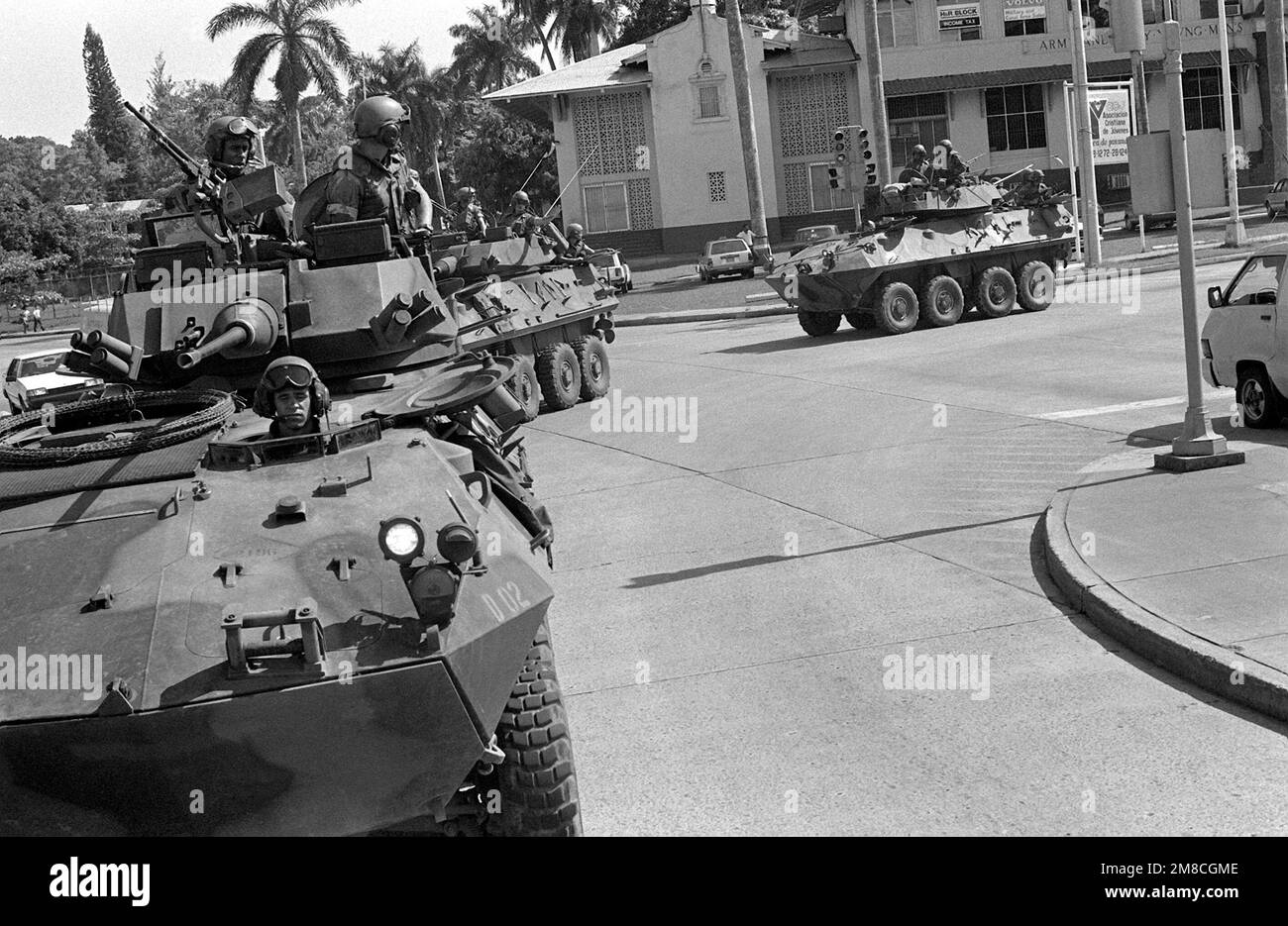 Marines of Company D, 2nd Light Armored Infantry Battalion, patrol the ...