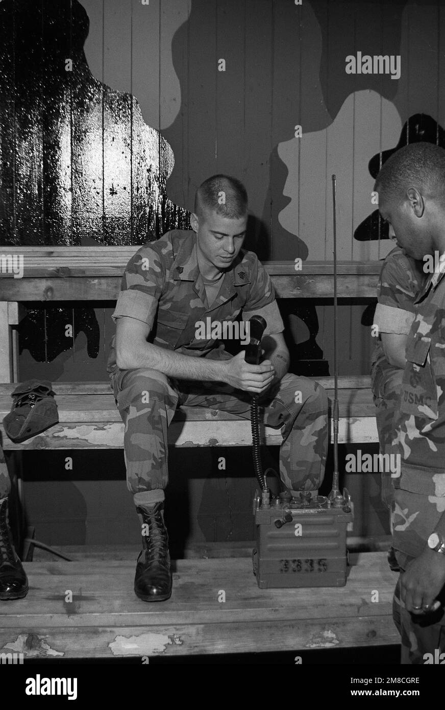 SGT M.B. McCarthy of Motor Transport Plt., Marine Wing Support Squadron ...